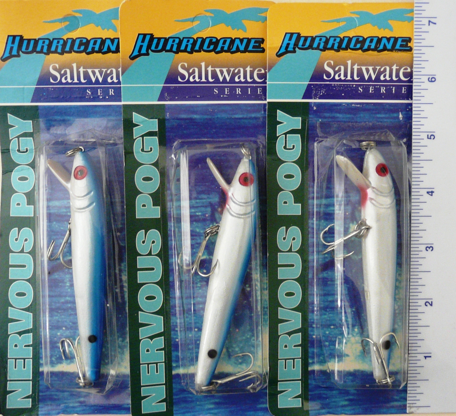 Hurricane nervous pogy silver blue 4 in – Gerry's Discount Tackle